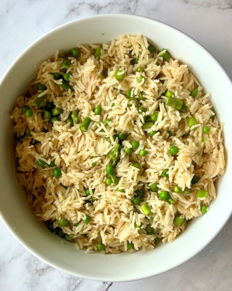 Spring Rice Salad with Lemon Dressing - The Menu Maid